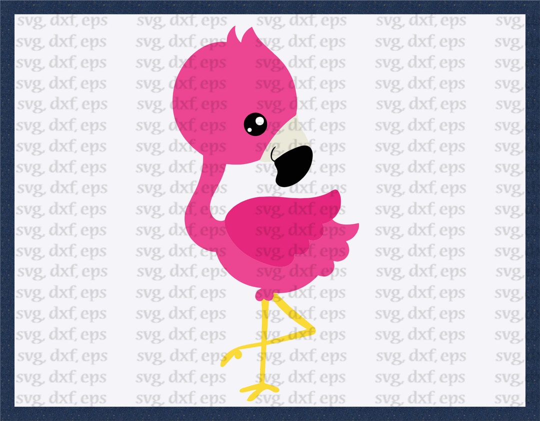 Flamingo Cut File, SVG,DXF,EPS, Plotter File! - Etsy