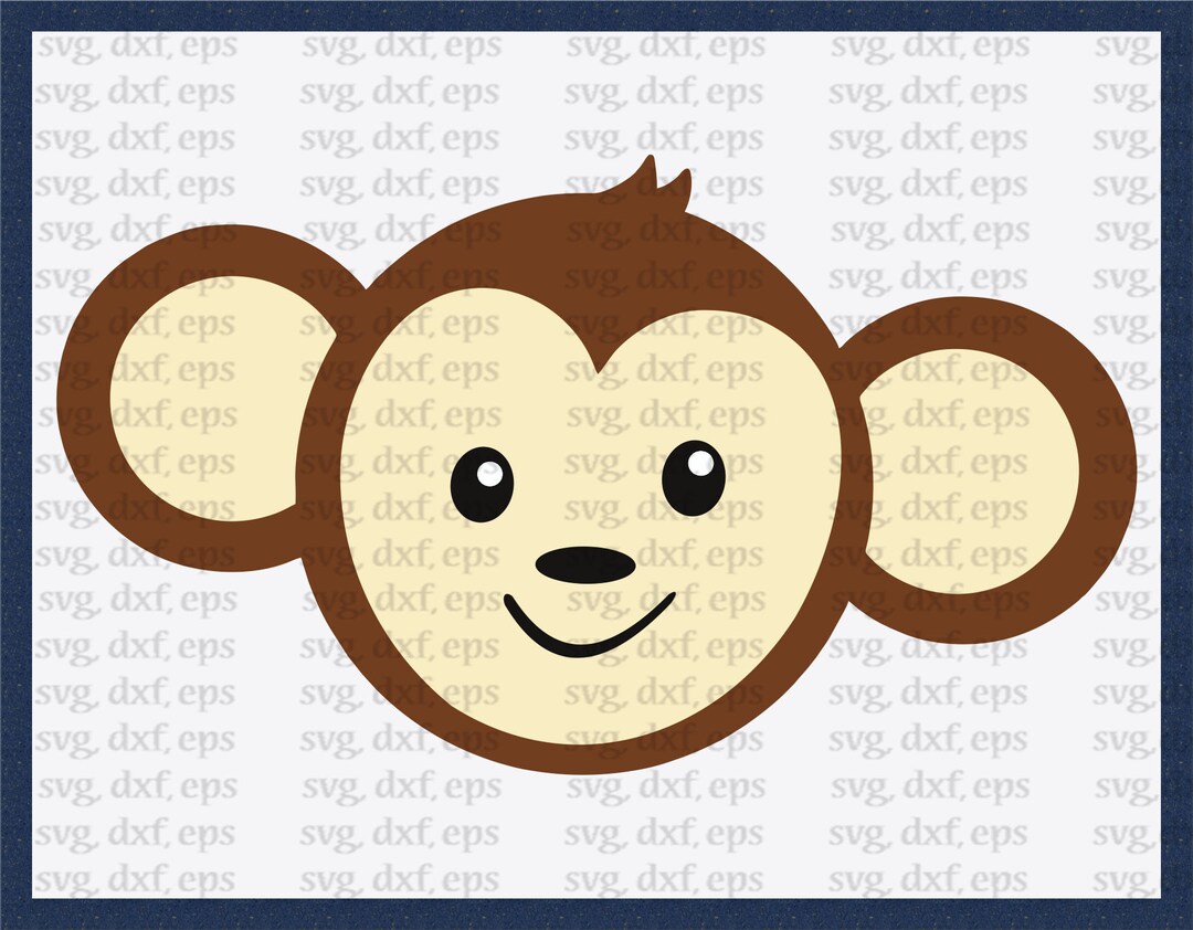 Affe Plotterdatei, SVG,DXF,EPS Format, zuckersüß - Etsy.de