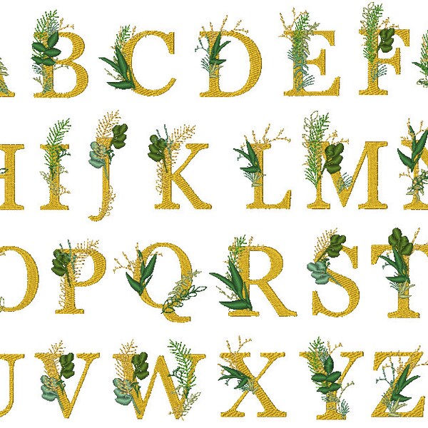 Wedding Machine Embroidery Font - Etsy