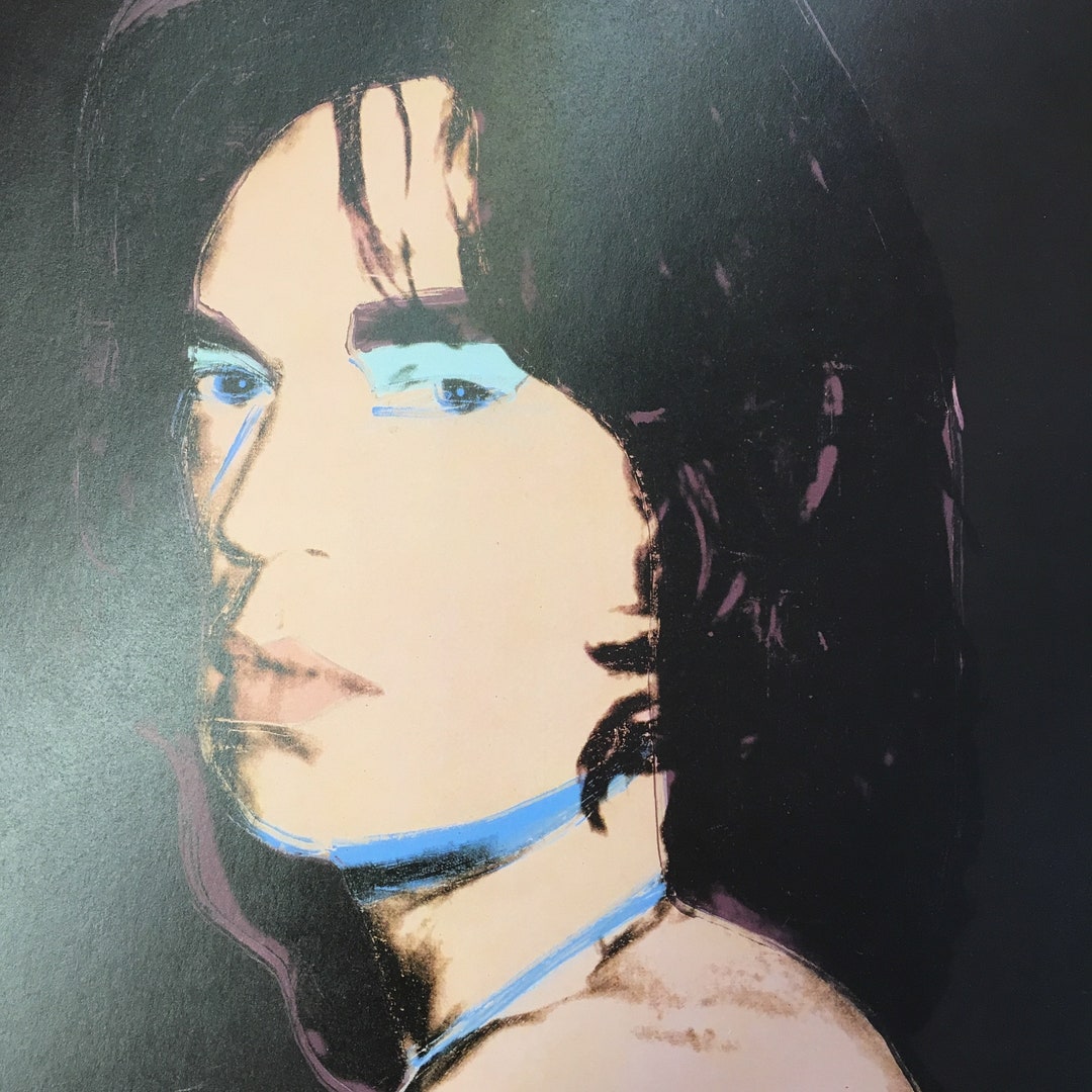 Vintage Andy Warhol Mick Jagger Print – Matted, 1993 - Etsy