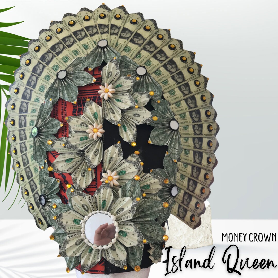 Island Queen Celebration Crown Pale Tupe - Etsy