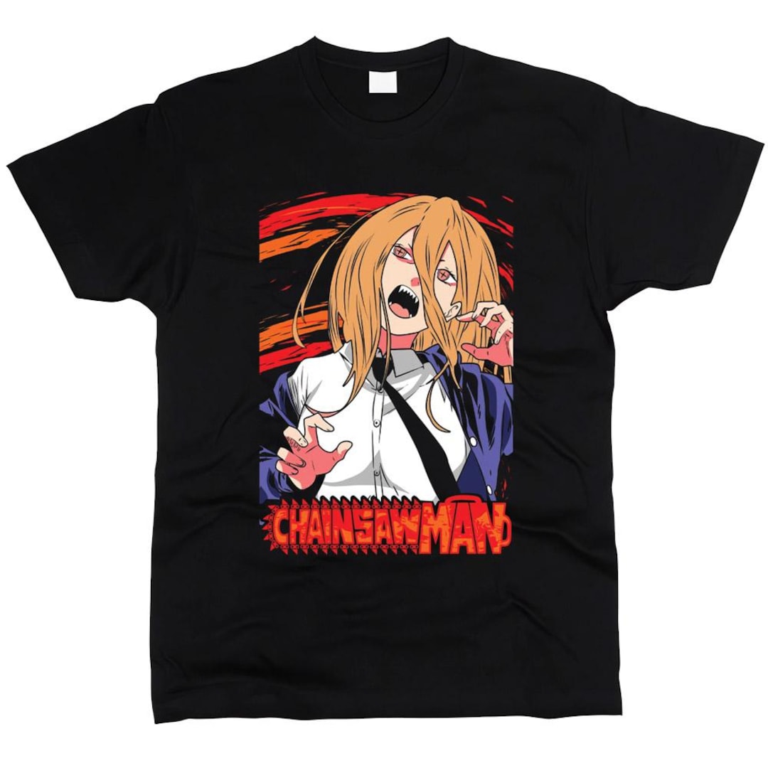 Chainsaw Man Anime Men T-shirt - Etsy