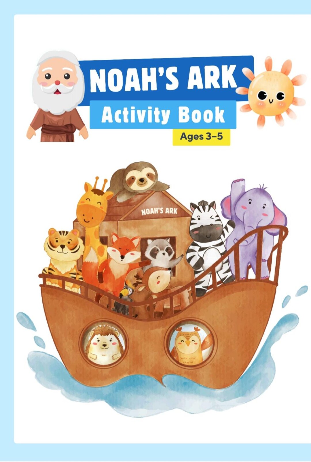 Noah's Ark Activity Book | 12 Printable Pages | Mazes, Puzzles ...