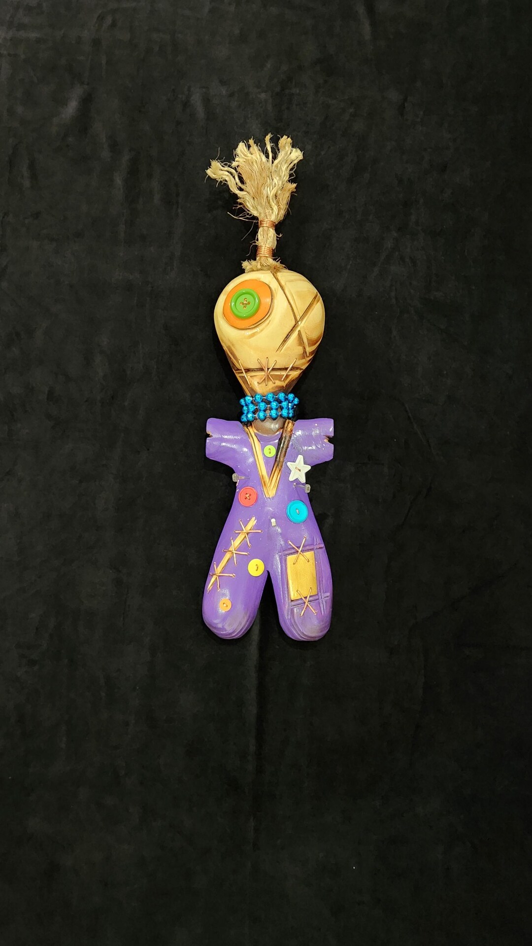New Orleans TYL Wooden Voodoo Doll Boy - Etsy