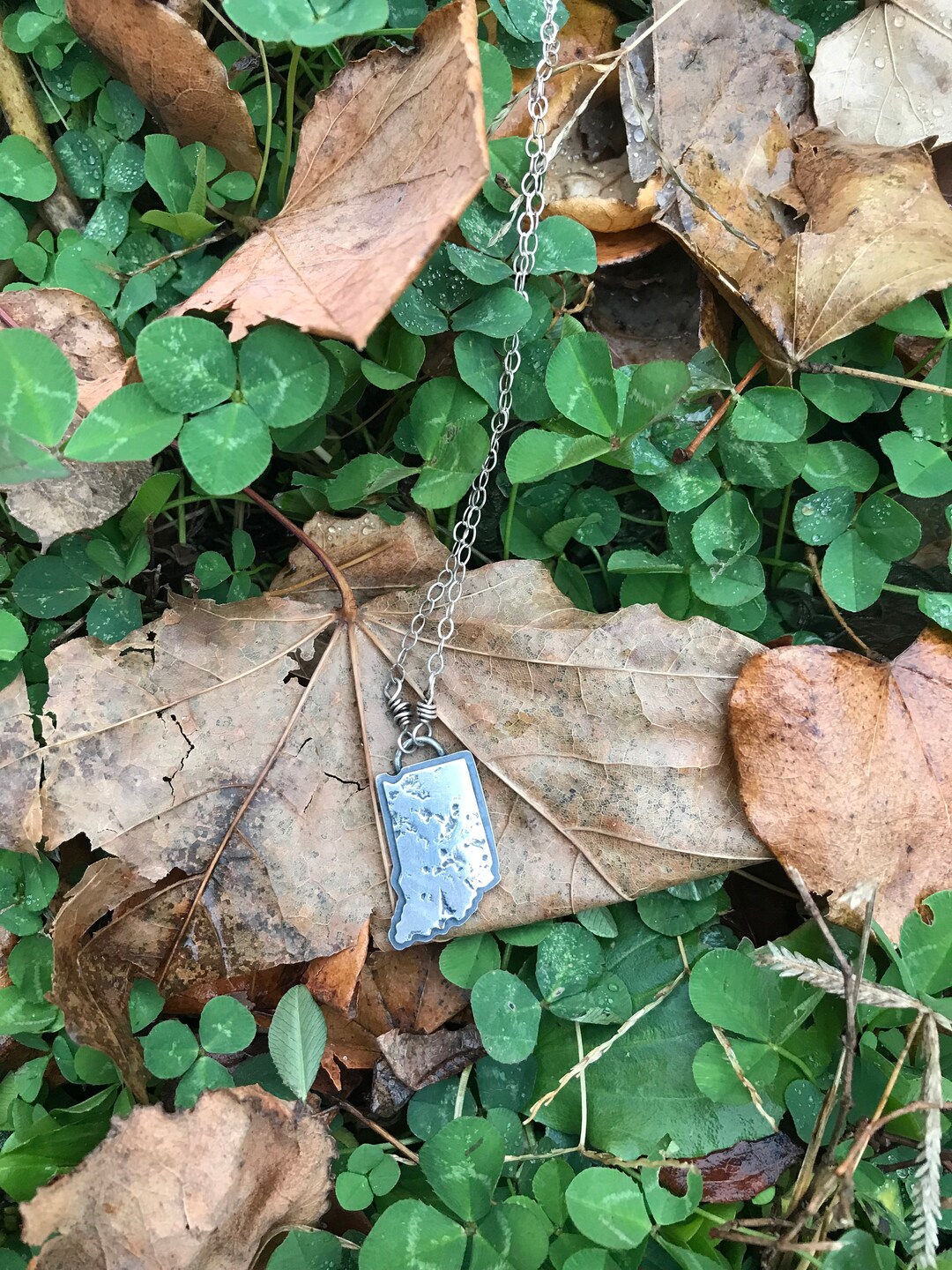 Buy Sterling Silver Urban Textured Indiana Pendant Online in India - Etsy