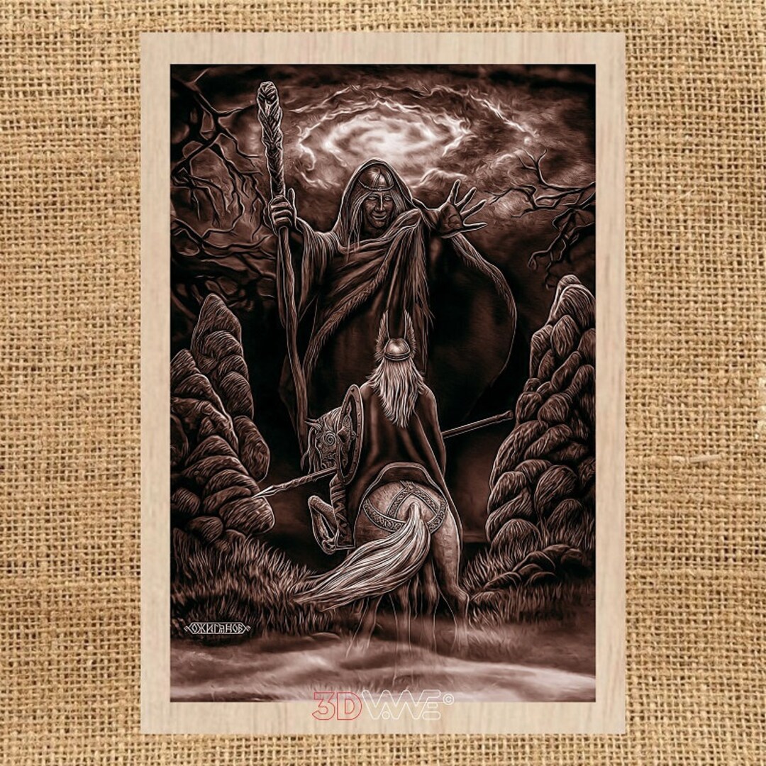 Digital Laser Cut File Odin Pyroprinter for Laser Ready file Glowforge ...