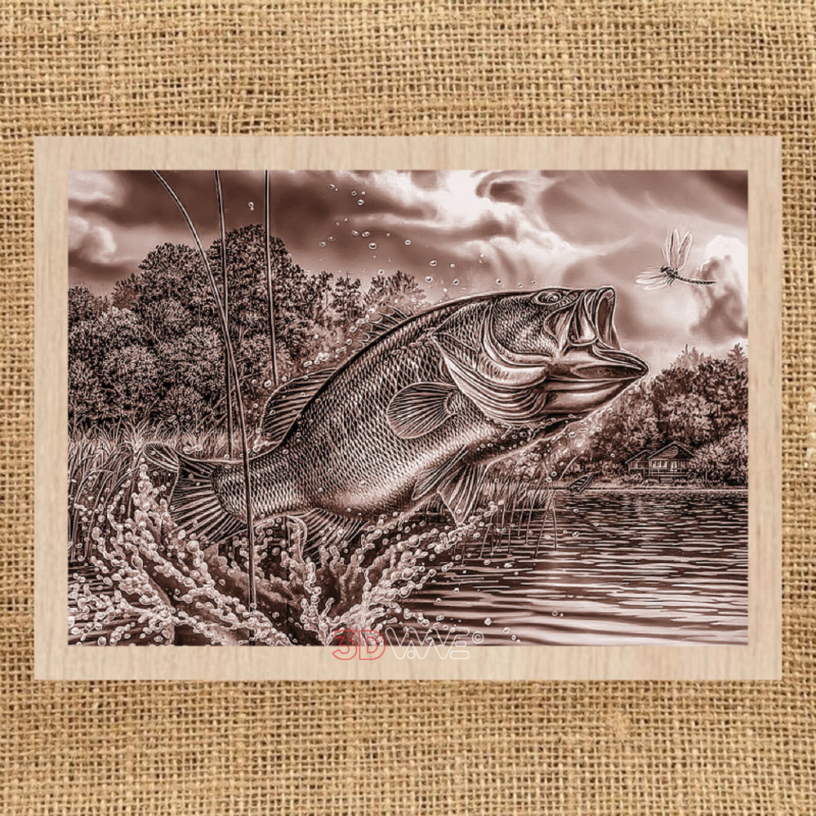 Digital Laser Cut File Fish Laser Cut Files for Glowforge - Etsy