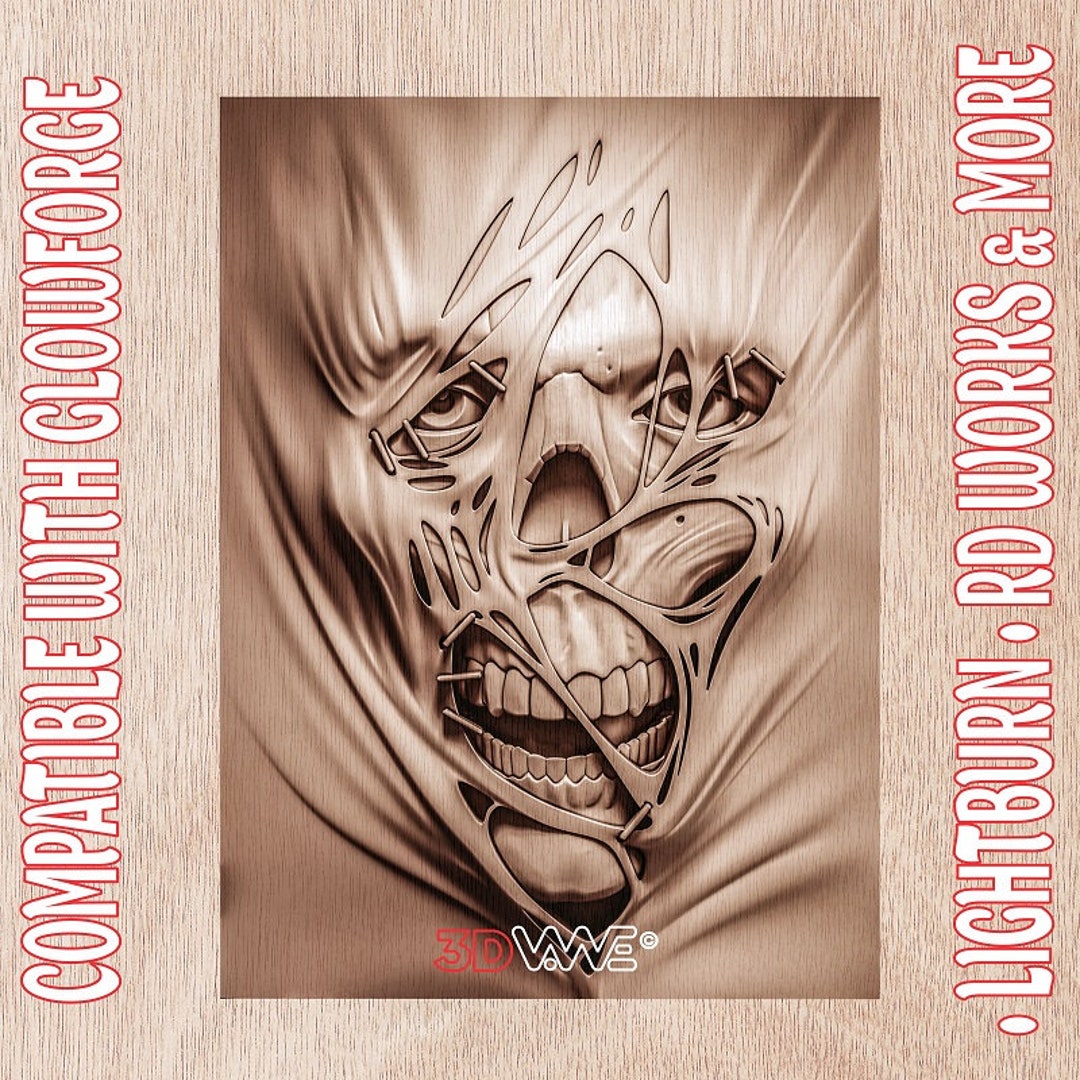 Digital Laser Cut File - Zombie - Laser Cut Files for Glowforge , Laser ...