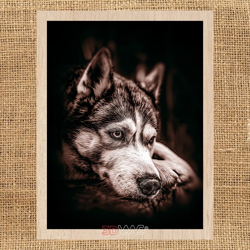 Digital Laser Cut File Husky Laser Cut Files for Glowforge - Etsy Canada