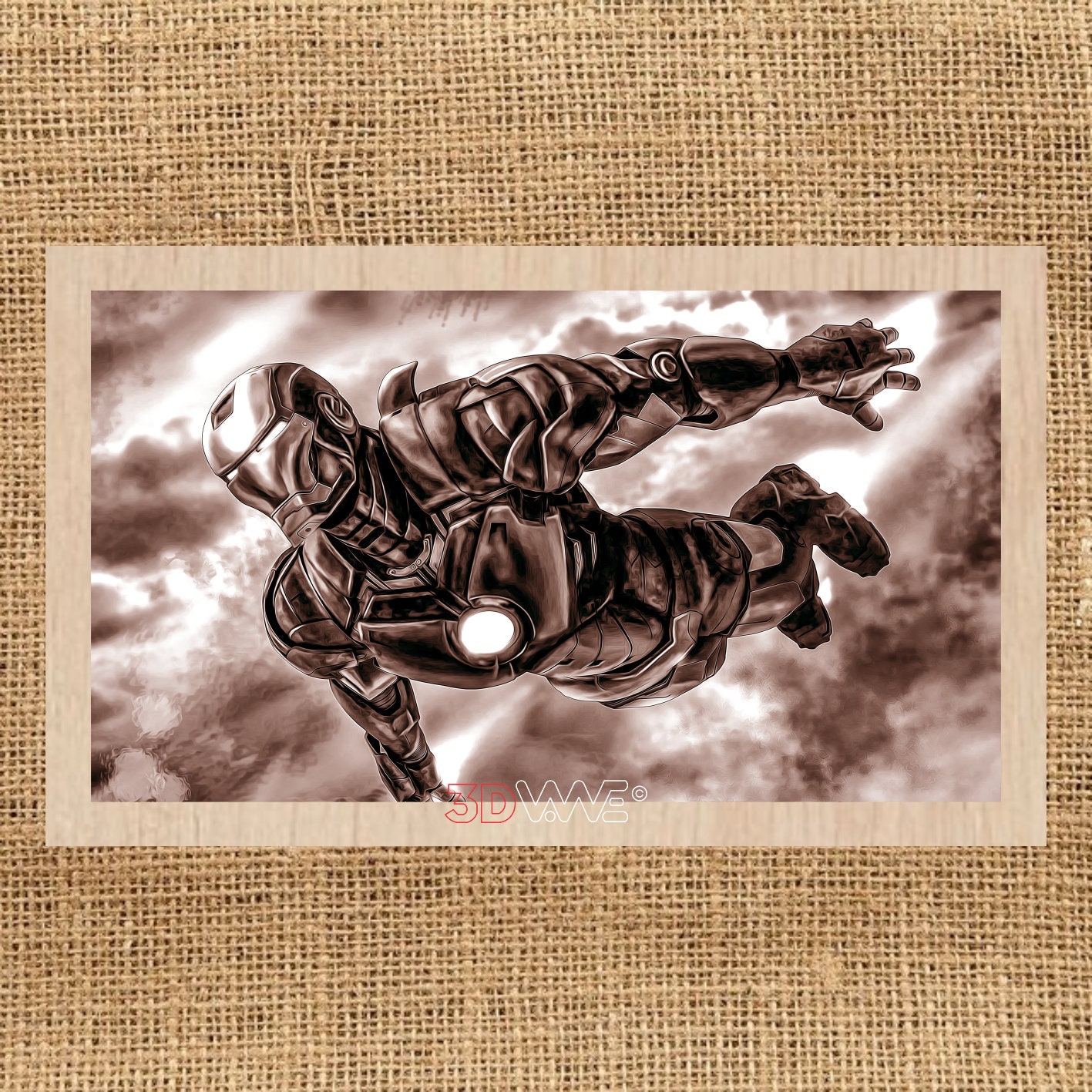 Digital Laser Cut File IRON MAN Laser Cut Files for - Etsy Australia