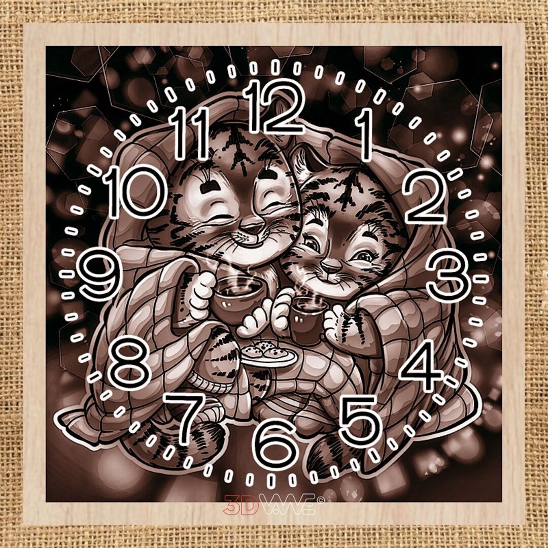 Digital Laser Cut File - FUNNY TIGERS - Laser Cut Files for Glowforge ...