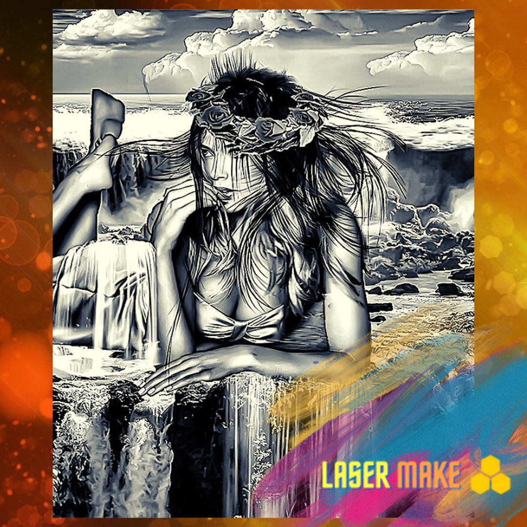 Digital Laser Cut File Woman Laser-ready-file-glowforge - Etsy Canada