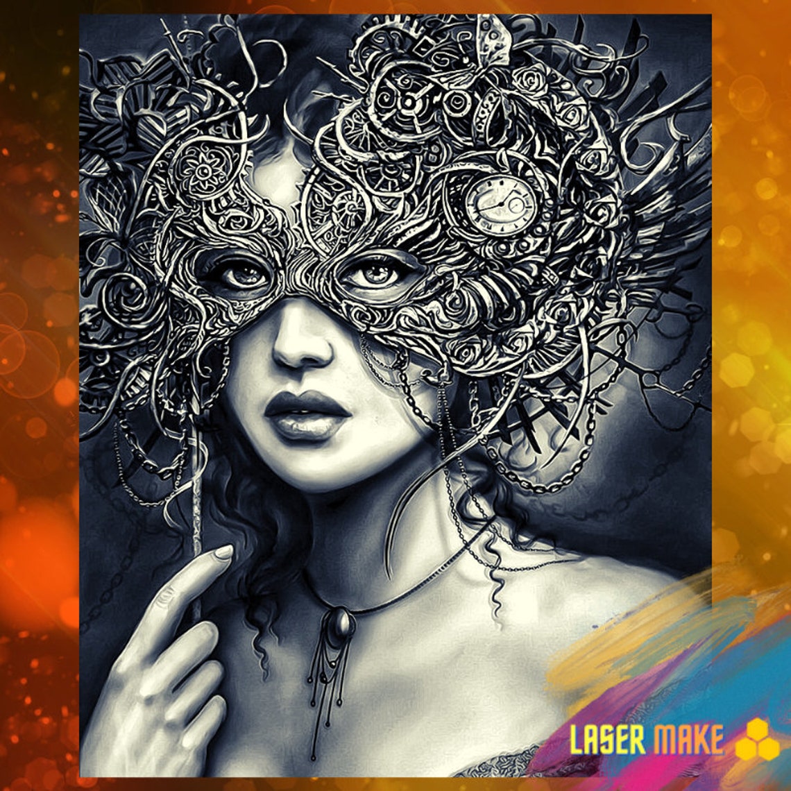 Digital Laser Cut File Woman Laser-ready-file-glowforge - Etsy