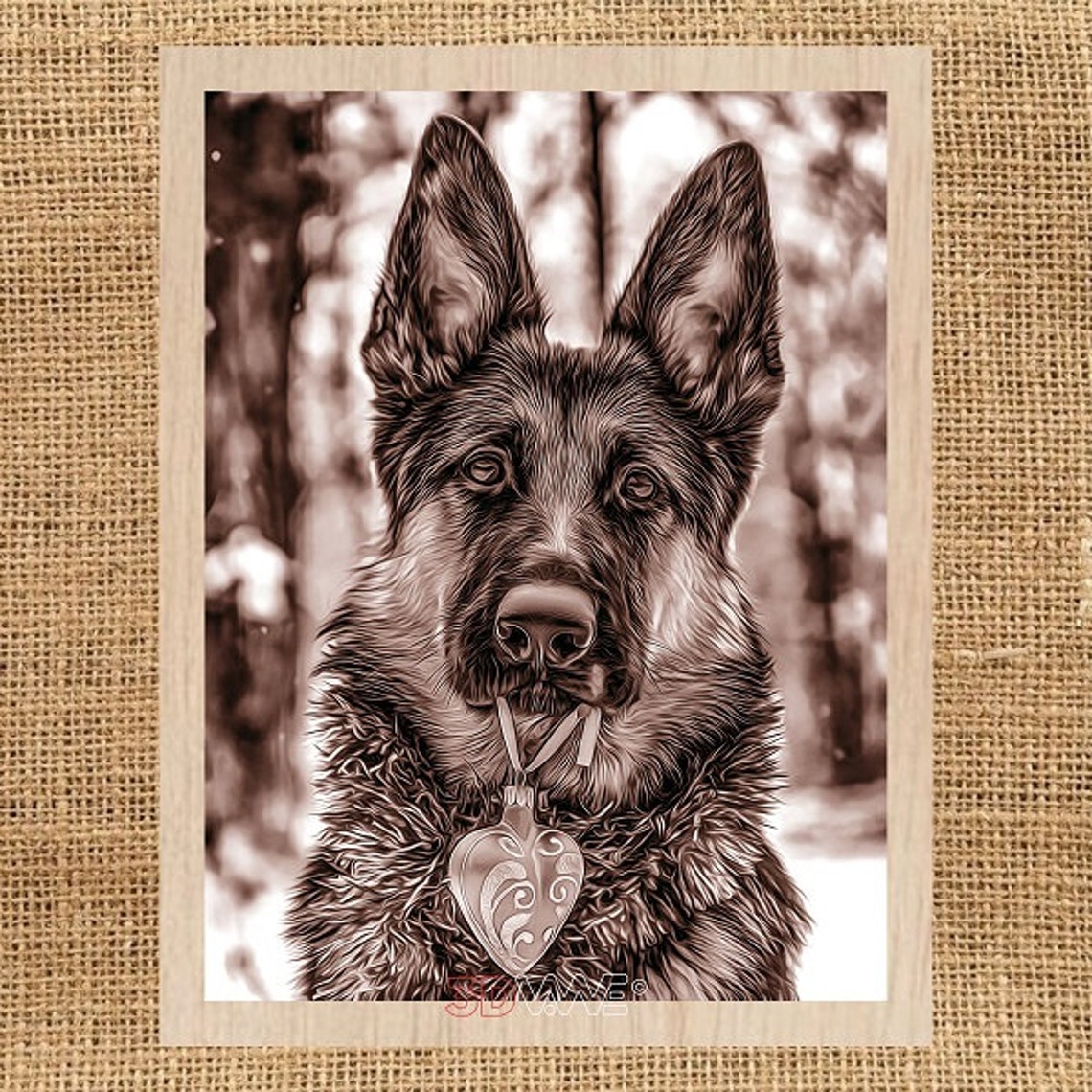 Digital Laser Cut File GERMAN SHEPHERD Laser Cut Files for - Etsy