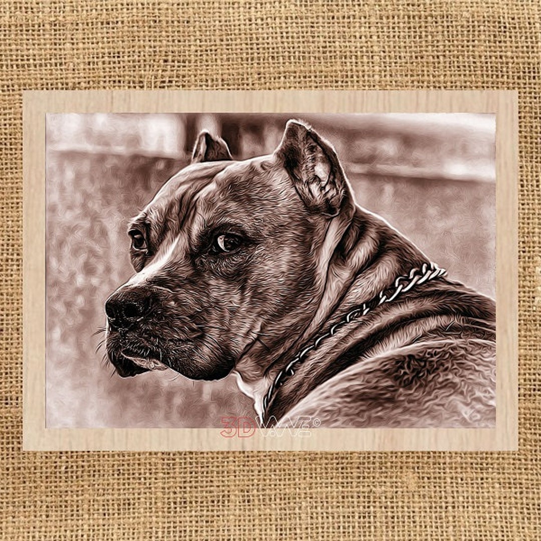 Digital Laser Cut File DOG Laser Cut Files for Glowforge , Laser Ready ...
