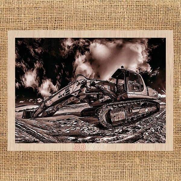 Excavator Laser File - Etsy