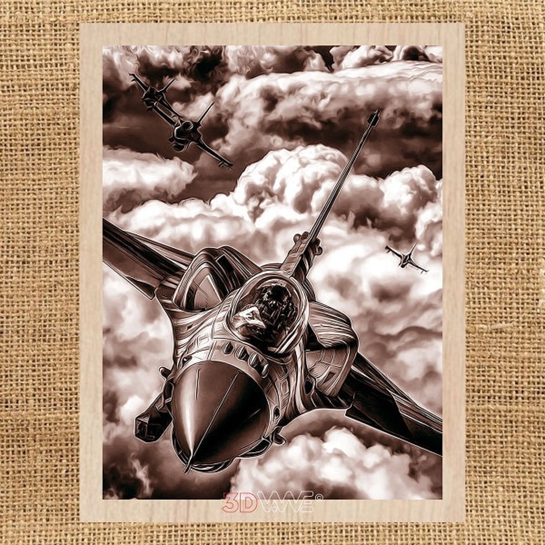 Digital Laser Cut File F16 PHANTOM Laser Cut Files for Glowforge ...