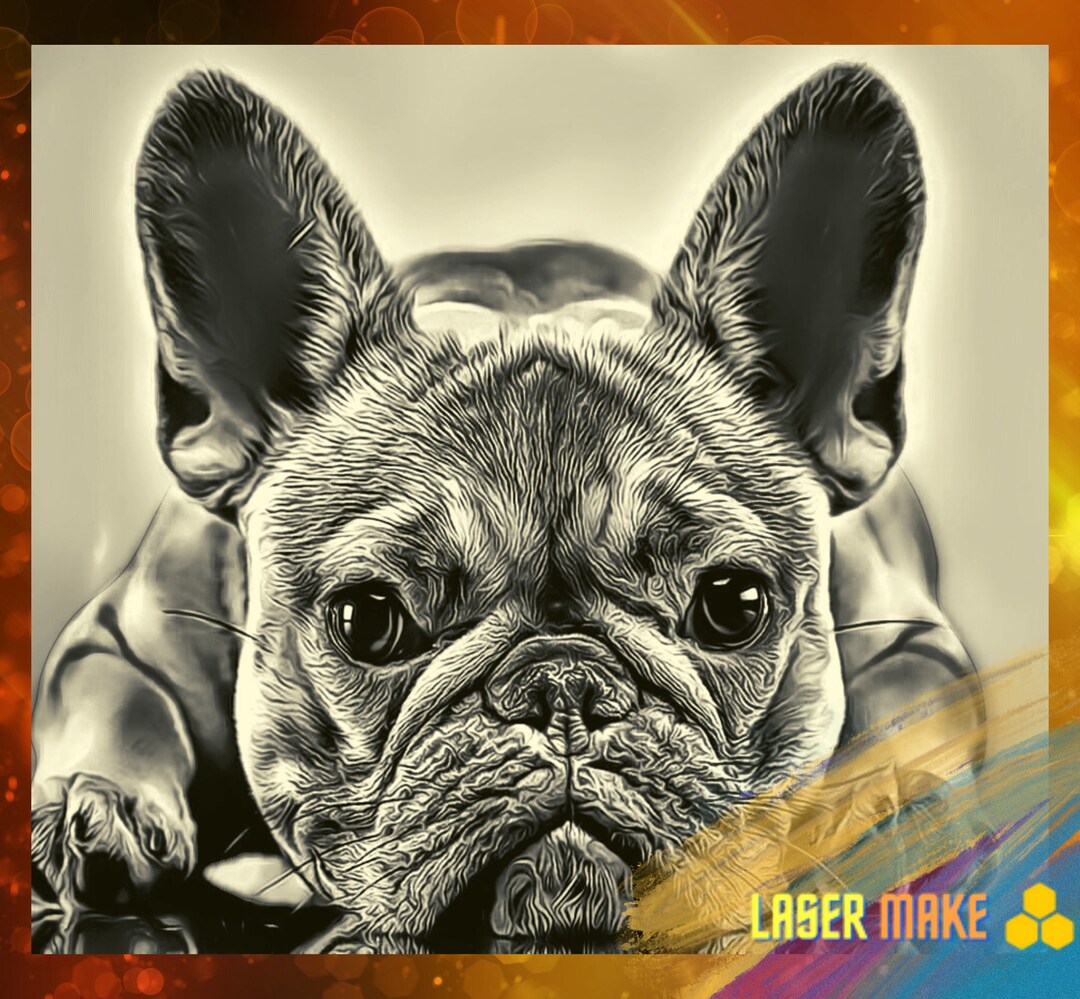 Digital Laser Cut File Dog Laser-ready-file-glowforge - Etsy