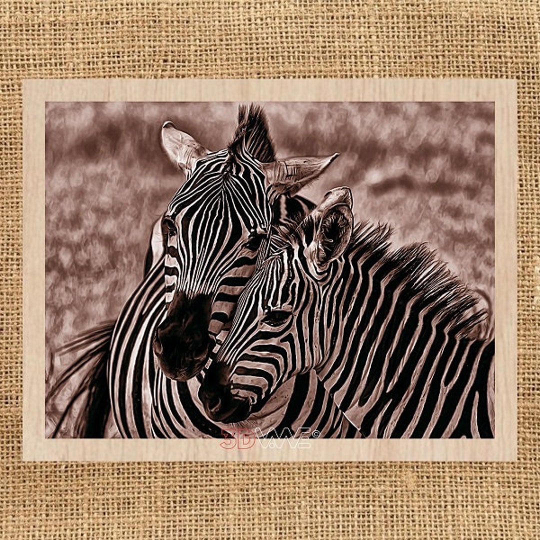 Digital Laser Cut File - ZEBRAS - Laser Cut Files for Glowforge , Laser ...