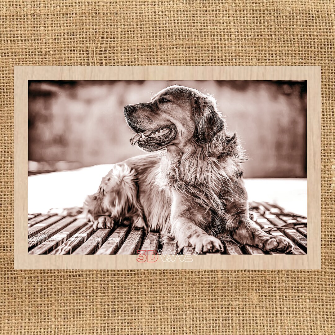 Digital Laser Cut File - GOLDEN RETRIEVER - Laser Cut Files for ...