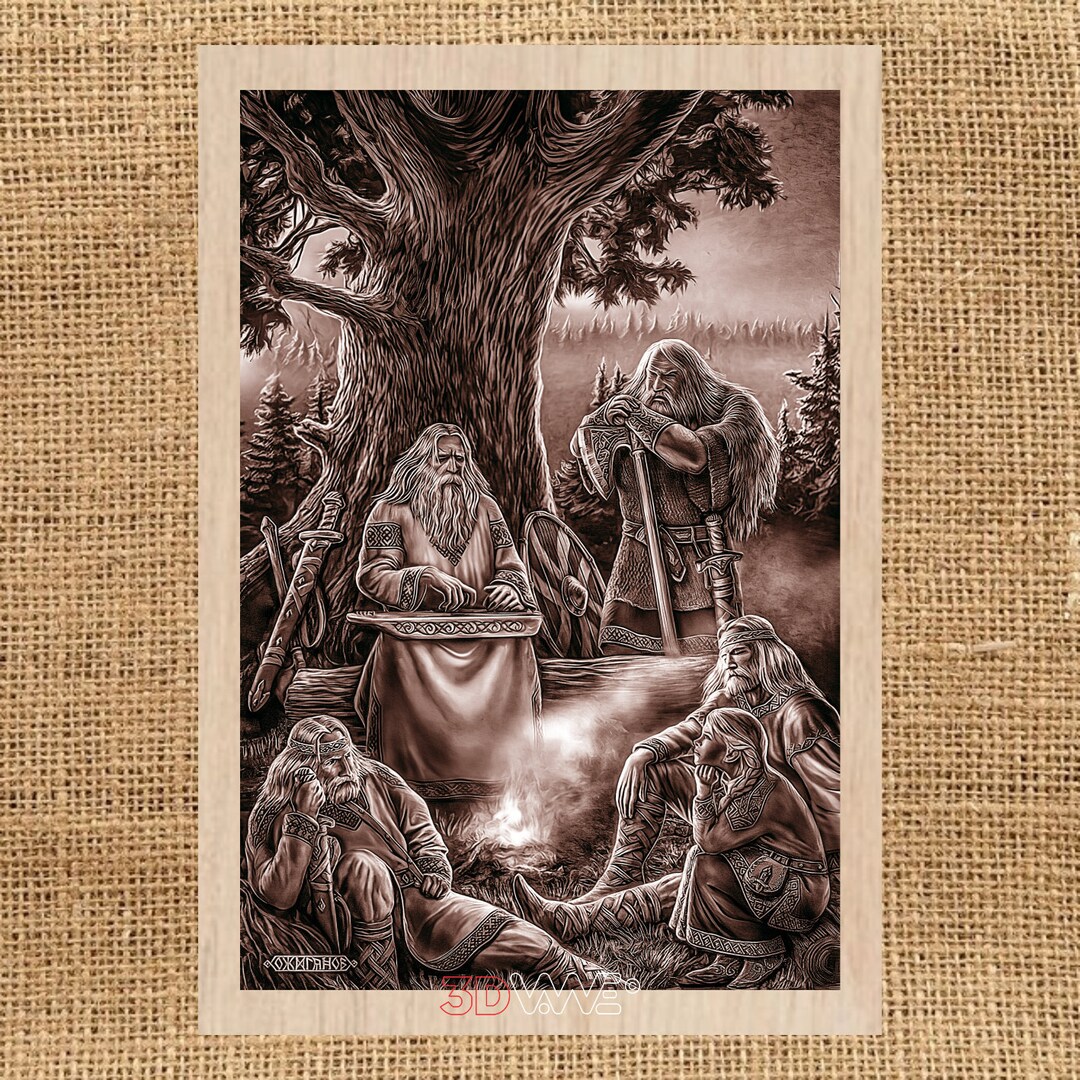 Digital Laser Cut File Vikings Laser Cut Files for Glowforge , Laser ...