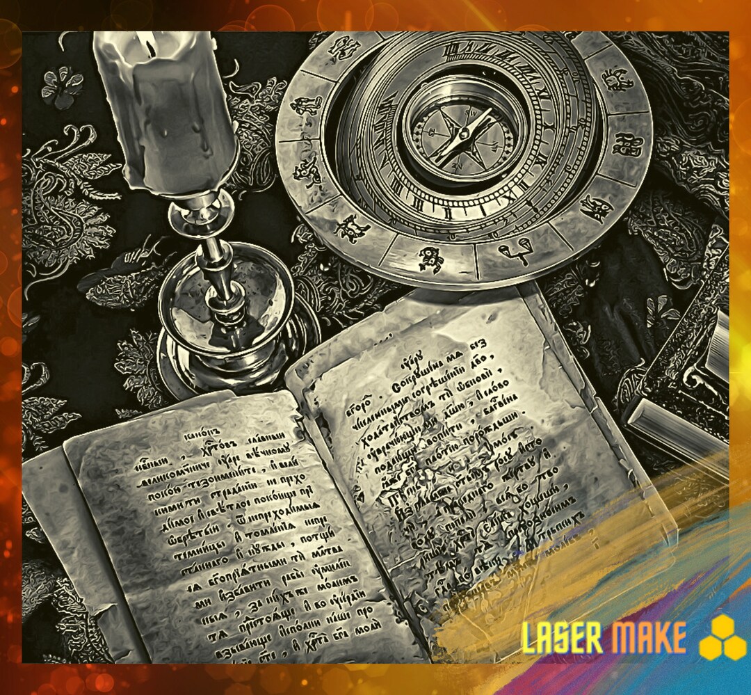 Digital Laser Cut File - Book - Laser Cut Files for Glowforge , Laser Ready Files for Engraving ...