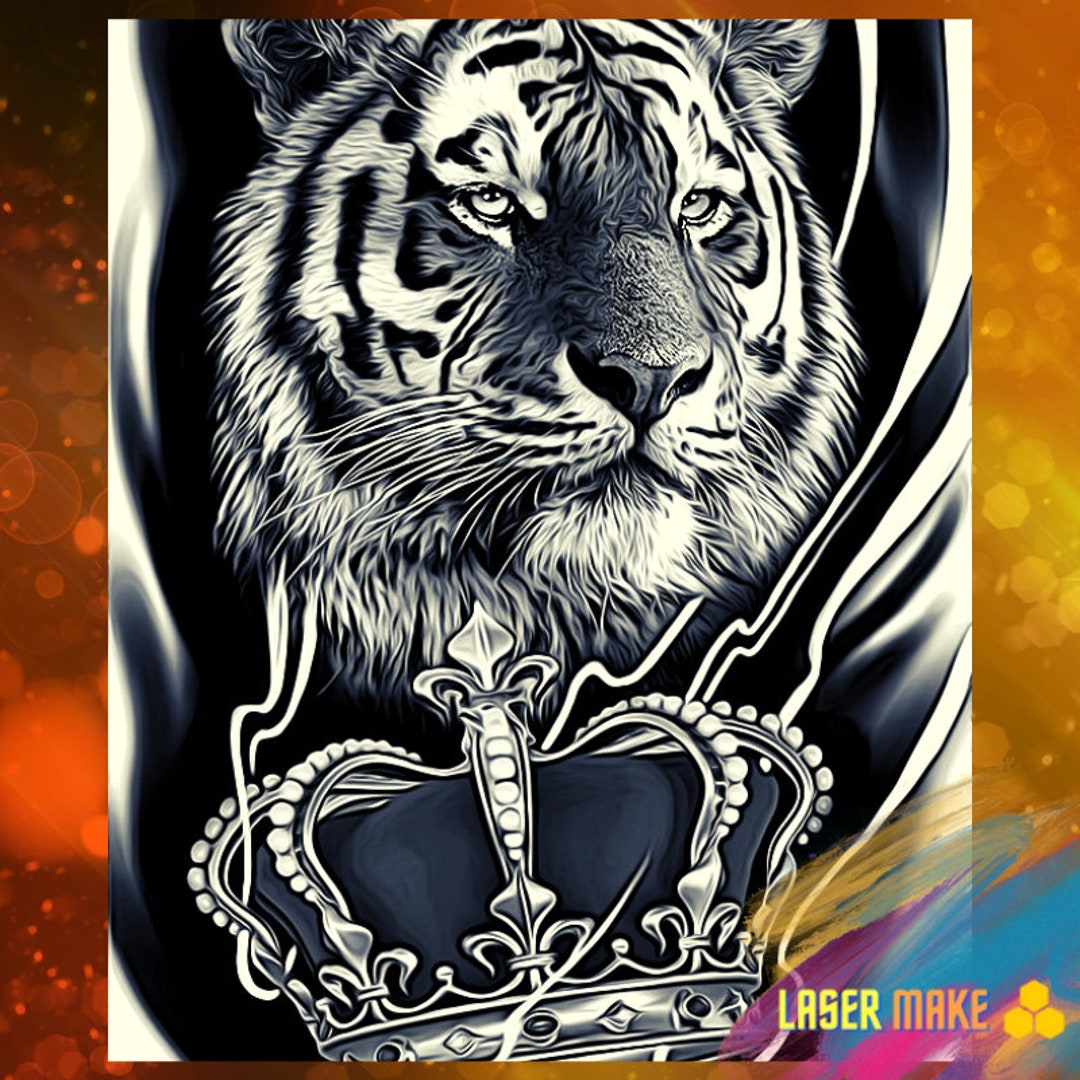 Digital Laser Cut File Tiger Laser-ready-file-glowforge Fiber Laser ...