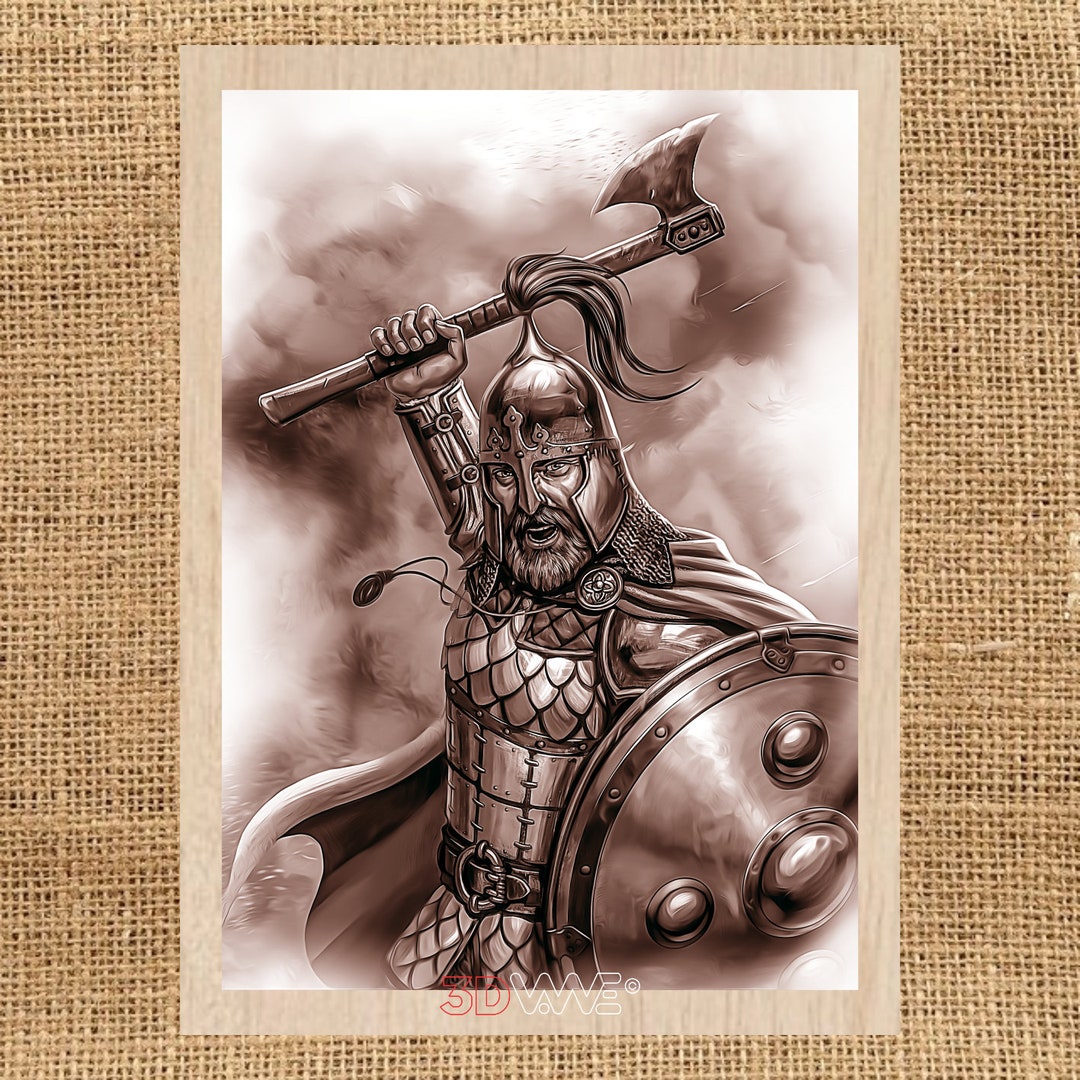 Digital Laser Cut File - Vikings - Laser-ready-file-glowforge - Fiber ...