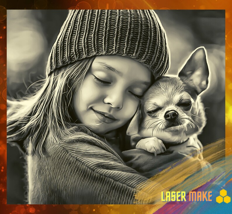 Digital Laser Cut File Friendship Laser-ready-file-glowforge Fiber ...