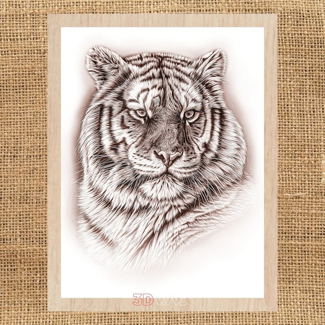 Digital Laser Cut File Tiger Laser Laser Ready file Glowforge Fiber ...