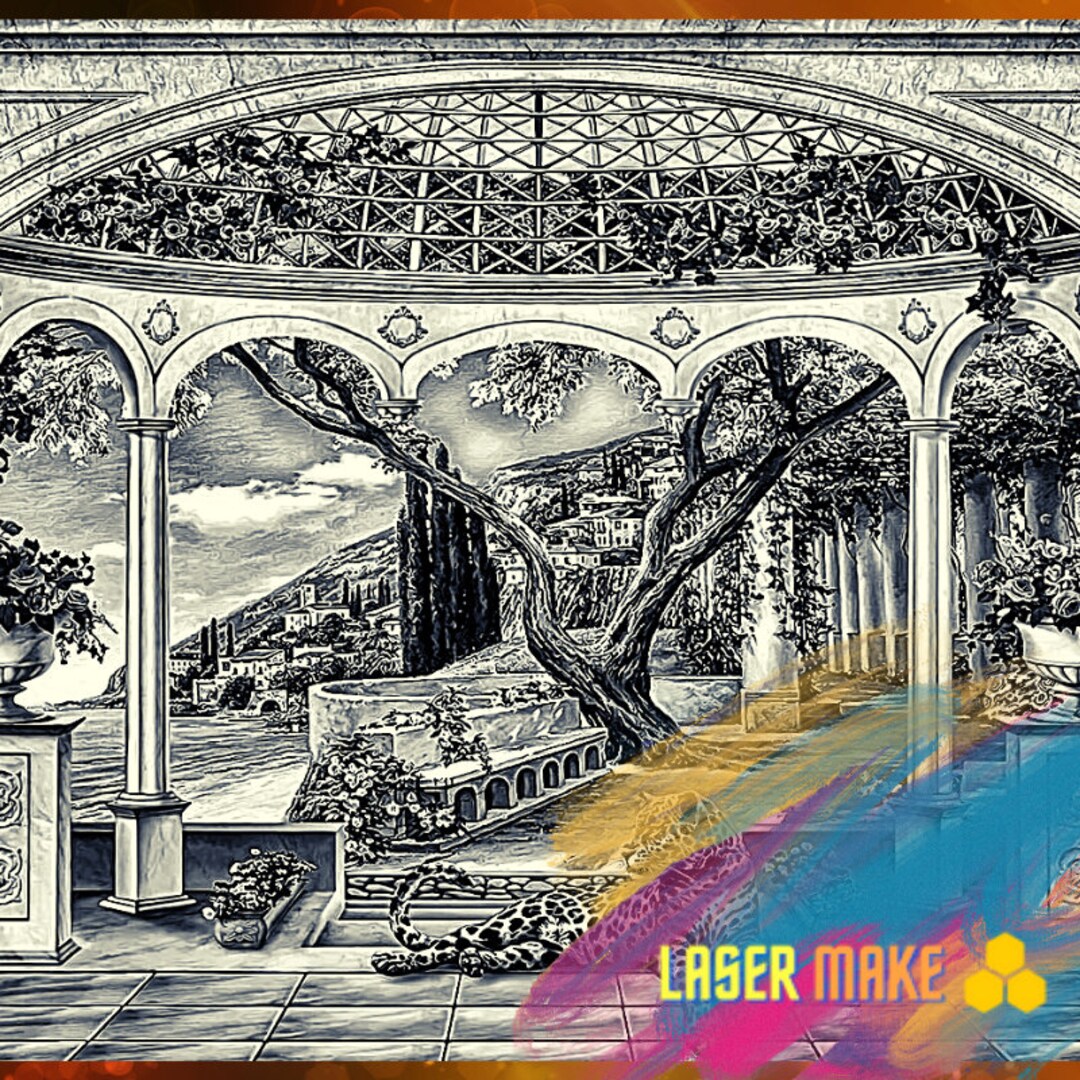 Digital Laser Cut File - View - Laser-ready-file-glowforge - Fiber ...