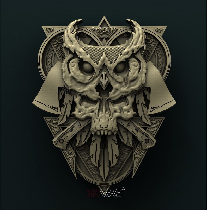 3d STL Model for CNC Router Relief Artcam Aspire Engraver | Etsy