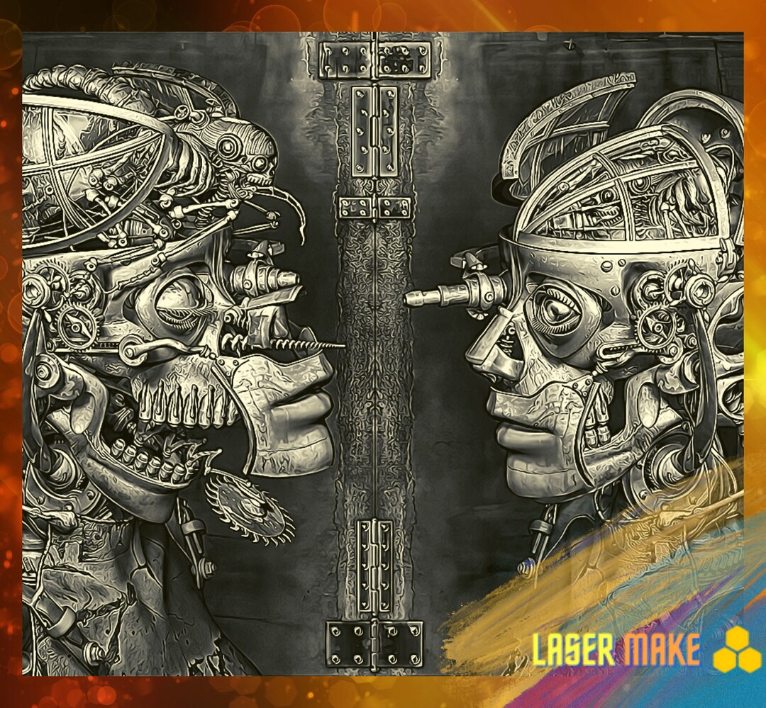 Digital Laser Cut File - Mechanic Anatomy- Laser-ready-file-glowforge ...