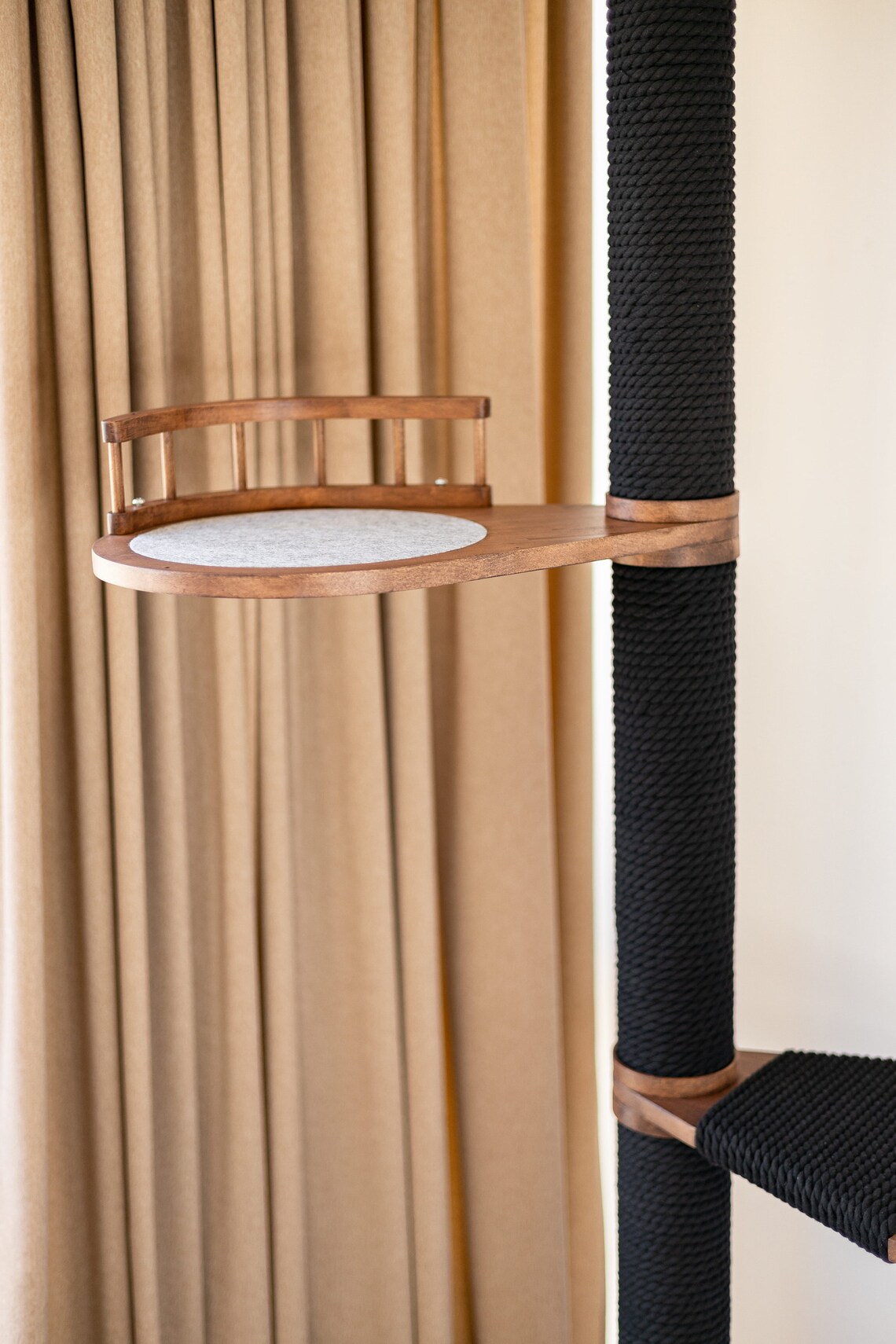 Floor to Ceiling Cat Tree Adjustable Height Cat Tree Cat - Etsy