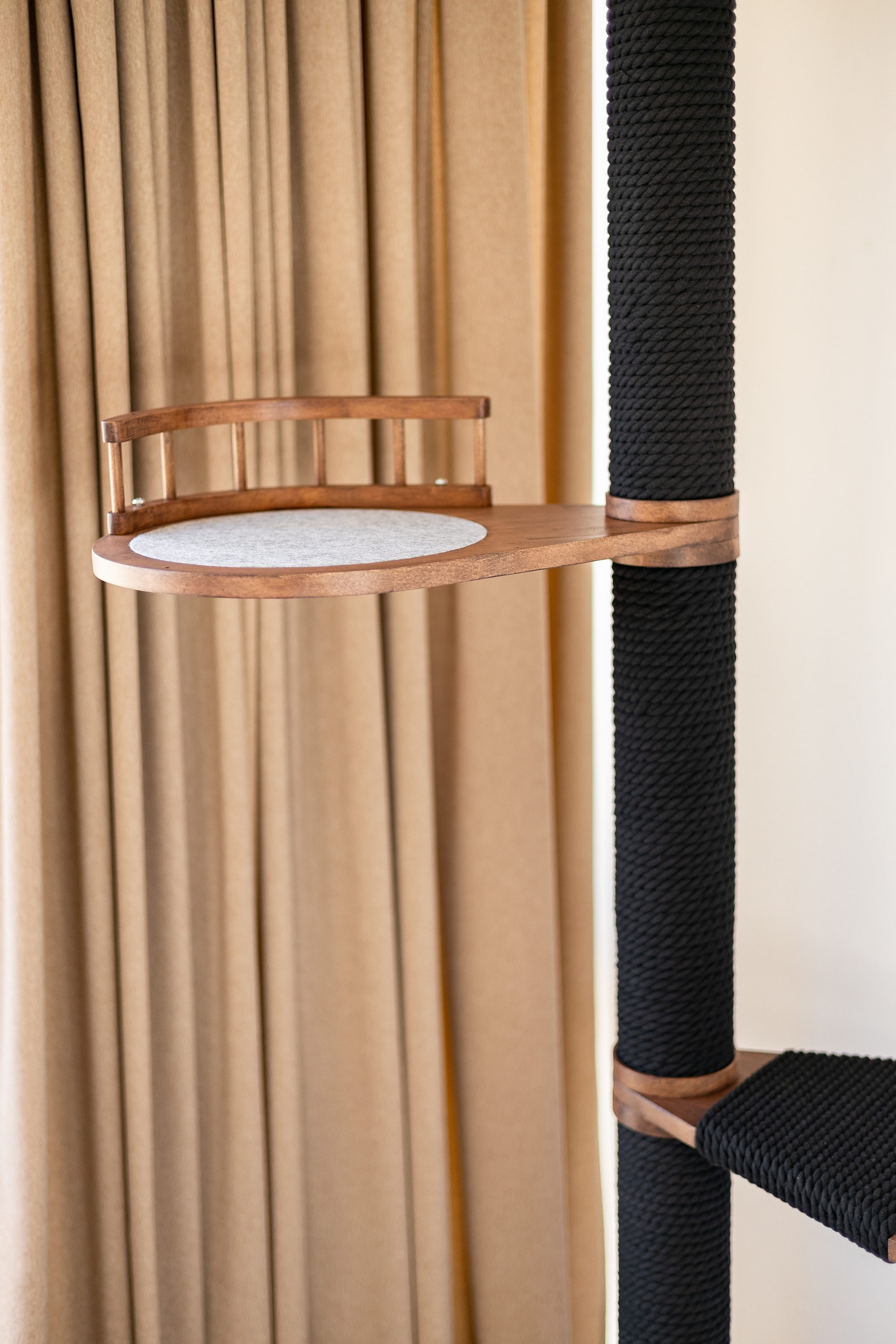 Floor to Ceiling Cat Tree, Adjustable Height Cat Tree, Cat Climbing ...