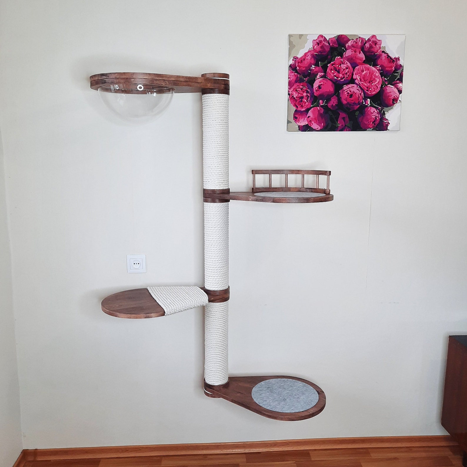 Wall Cat Tree Cat Tree Cat Wall Furniture Cat Tower Cat - Etsy