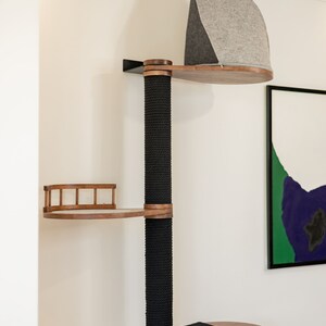 Wood Cat Tree, Cat Tree, Cat Wall Furniture, Cat Tower, Cat Condo, Cat ...