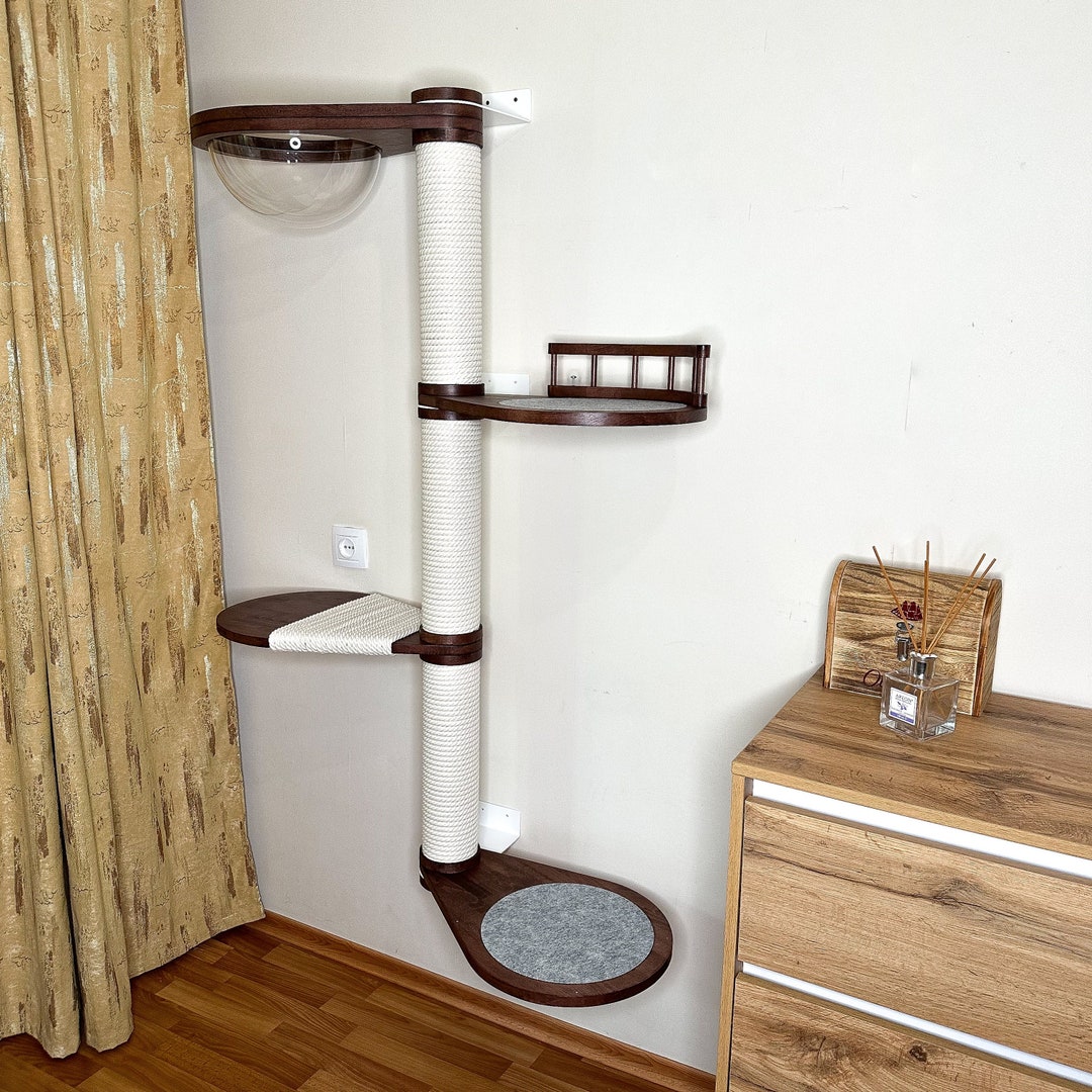Wall Cat Tree, Cat Tree, Cat Wall Furniture, Cat Tower, Cat Condo, Cat ...