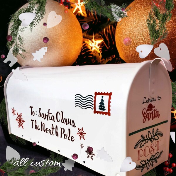Large Santa Mailbox - Etsy