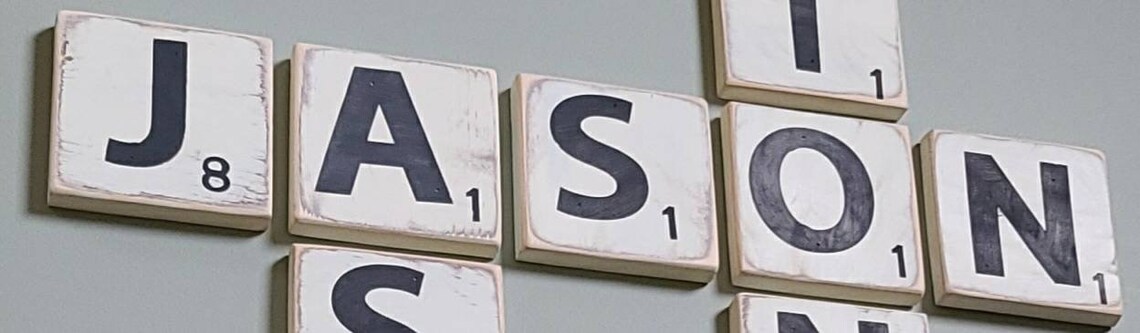 Wall Scrabble Tiles / Blocks - Personalized - Etsy