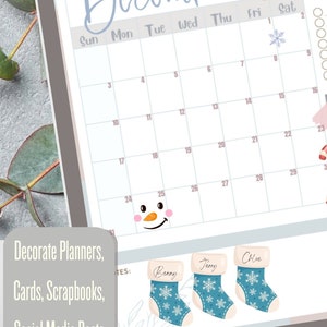 2023 - 2024 Digital Planner With Sticker Book | Dated Digital Planner ...