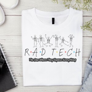 Rad Tech Skeleton FRIENDS Dancing PNG Xray Cricut Cut File Digital - Etsy