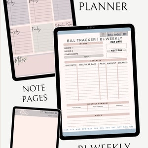 2023 - 2024 Digital Planner With Sticker Book | Dated Digital Planner ...