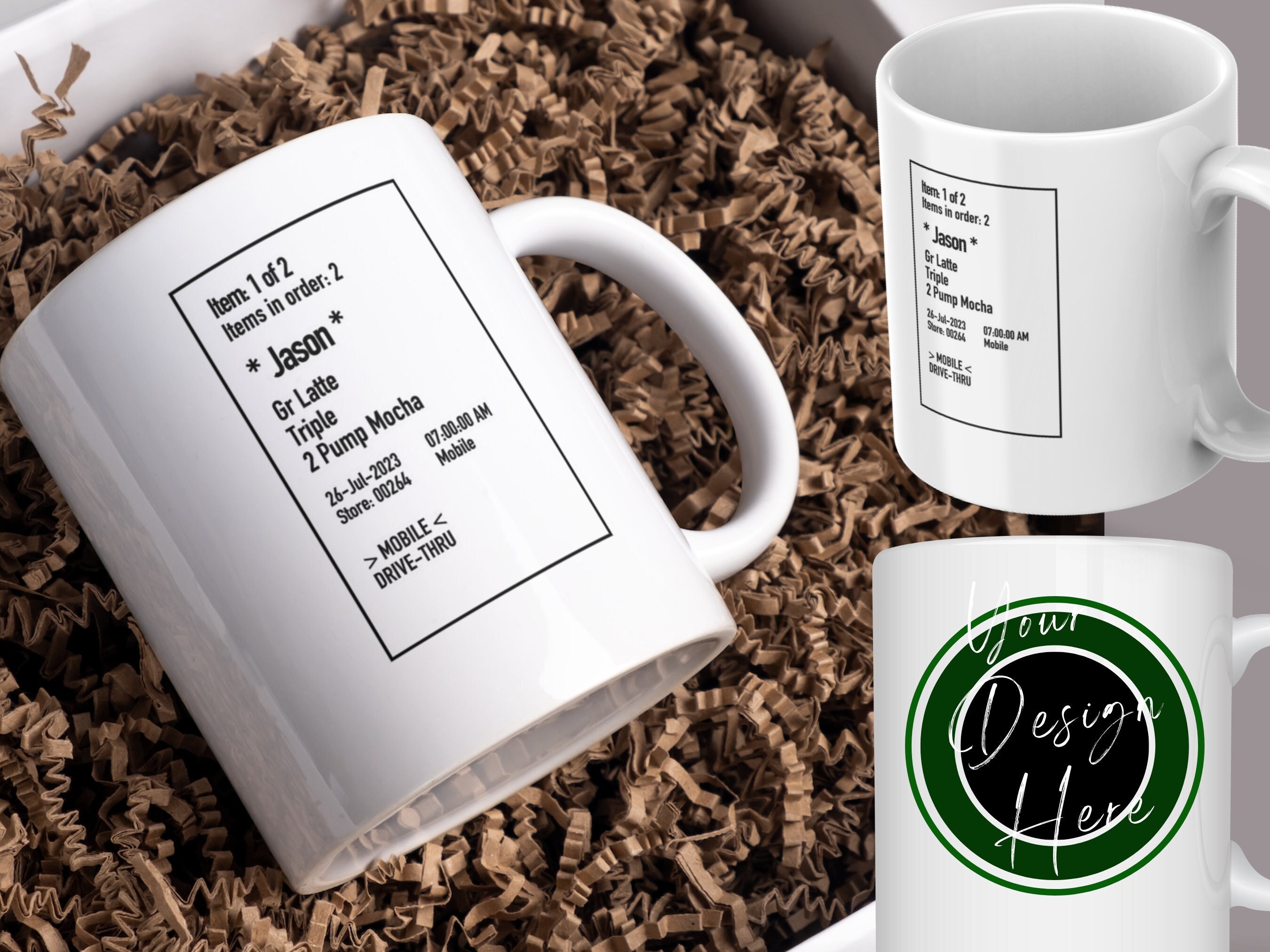 Custom Starbucks Coffee Mug Latte - Etsy