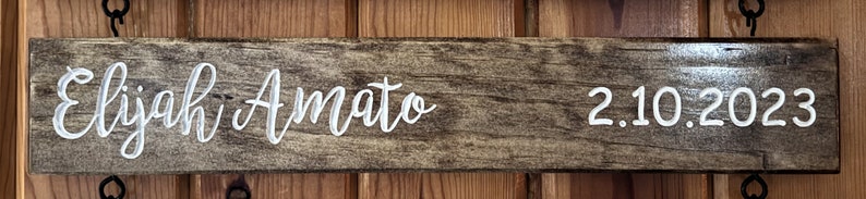 Name Slat Only | Add on for Existing Sign | for Grandchildren Sign - Etsy