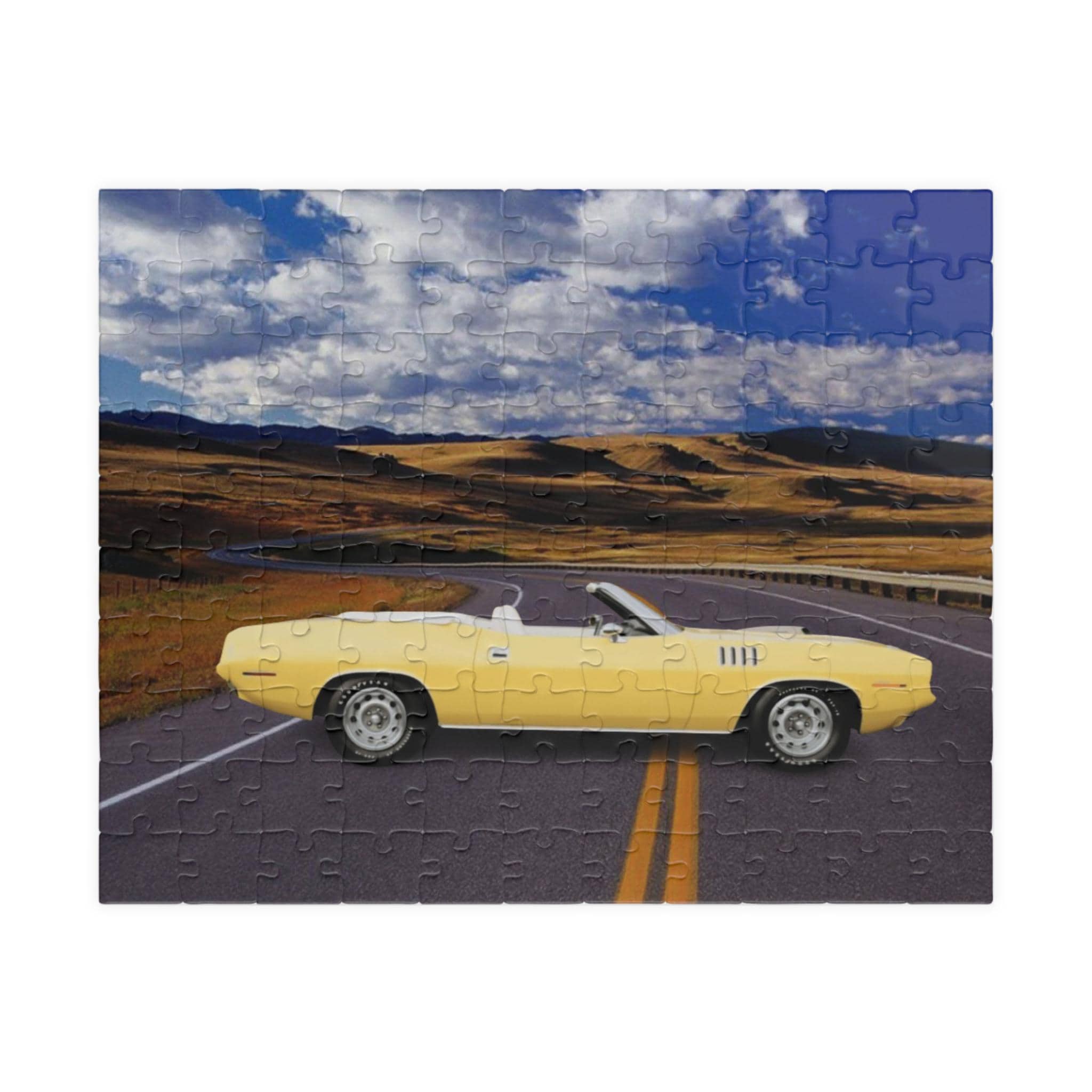 Plymouth Cuda Convertible Classic Car Puzzle (110, 252, 520, Pieces) - Etsy