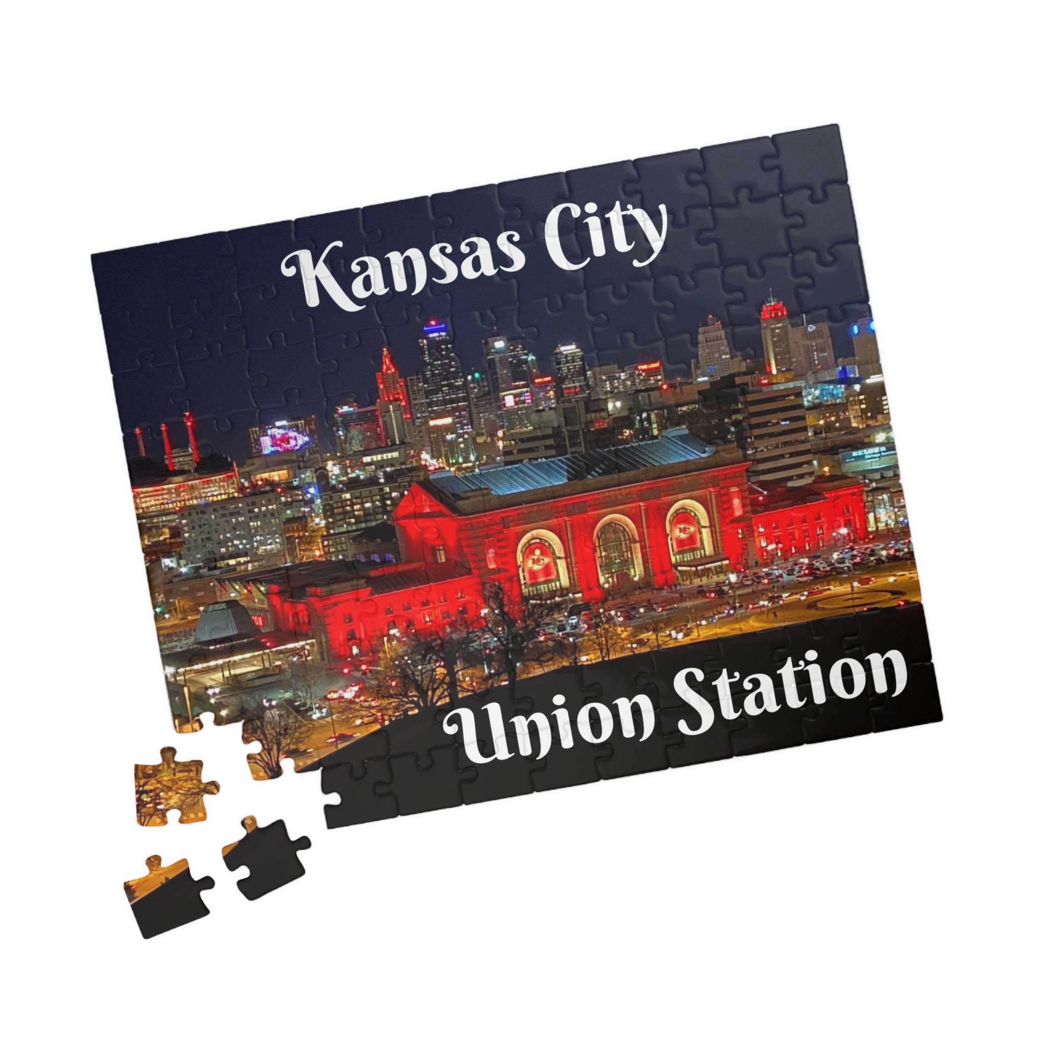 Kansas City Union Station Chiefs Puzzle (110, 252, 520, 1014-piece ...
