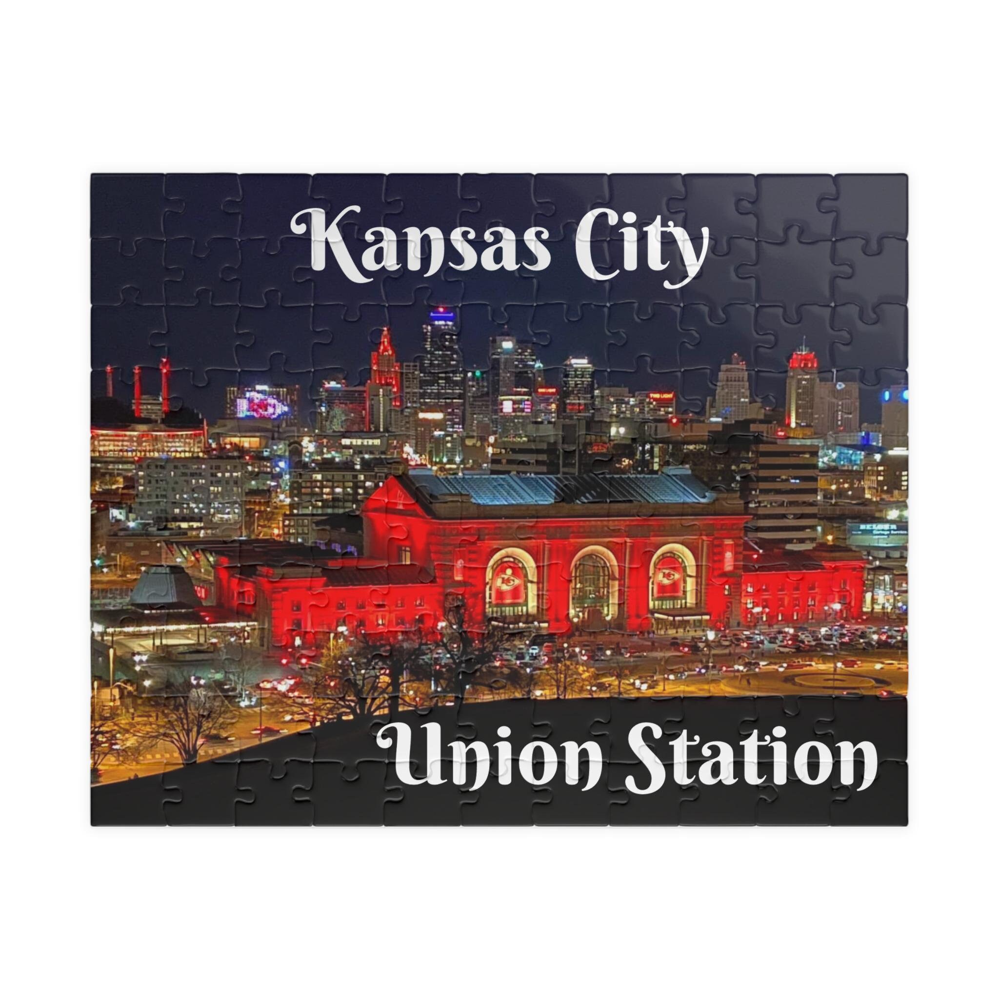 Kansas City Union Station Chiefs Puzzle (110, 252, 520, 1014-piece ...