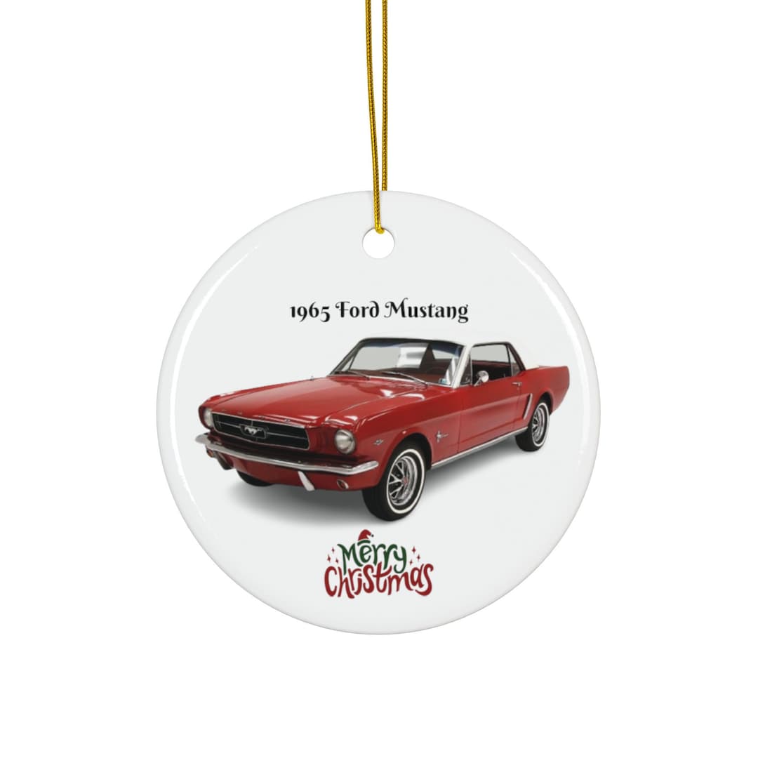 1965 Ford Mustang Classic Car Christmas Ornament - Stocking Stuffer ...