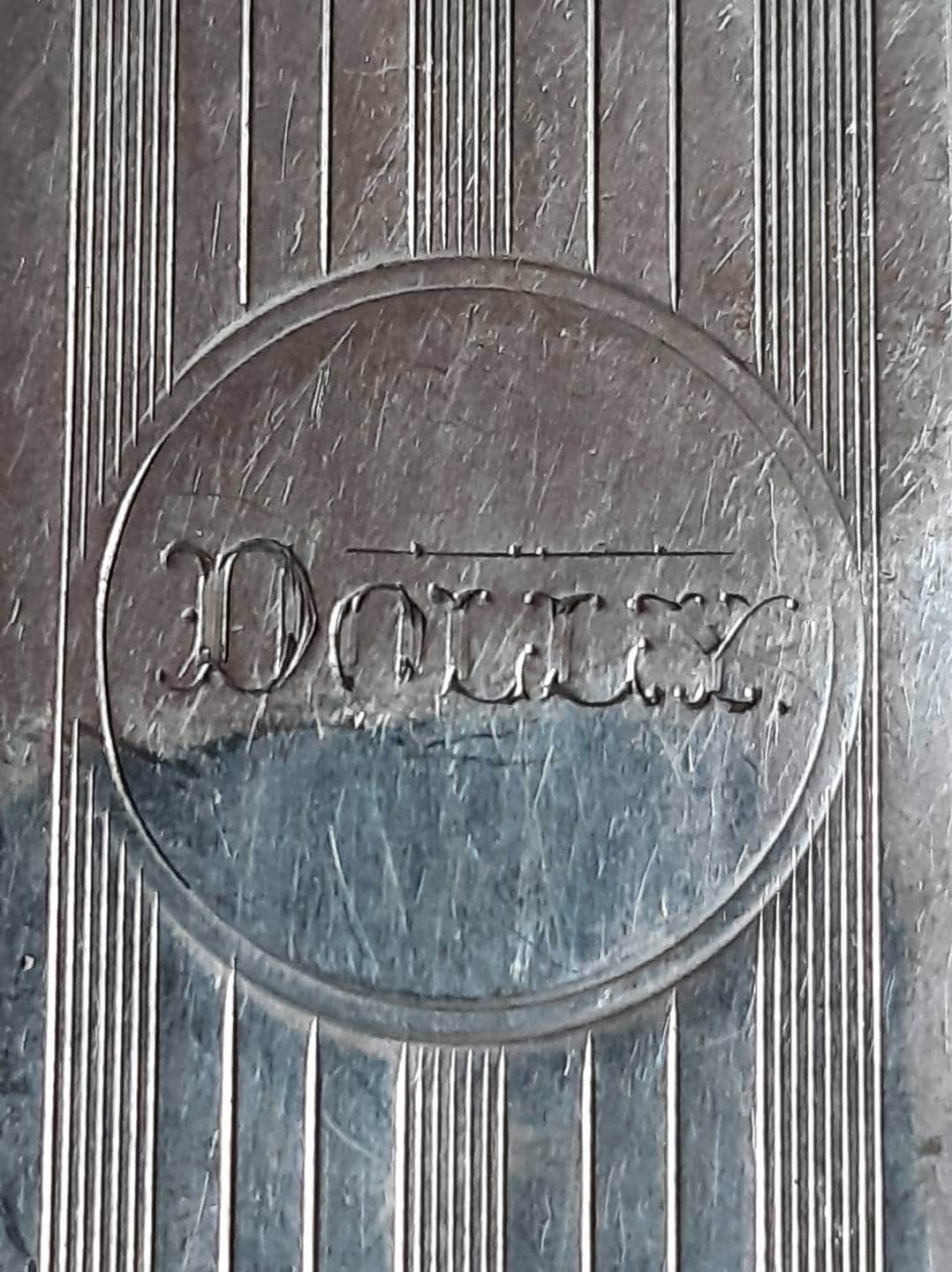 Antique Edwardian Silver Compact/ Cigarette Case. - Etsy